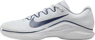 Nike Nike Vapor 12 Chaussures de tennis pour homme Blanc/bleu marine/blanc, Blanc/bleu marine/blanc, 45.5 EU