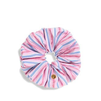 Etro Striped Jacquard Cotton Scrunchie