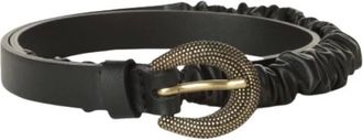 Orciani Femme, Accessoires, Noir, Taille: S Ceinture Élastique en Cuir Couture