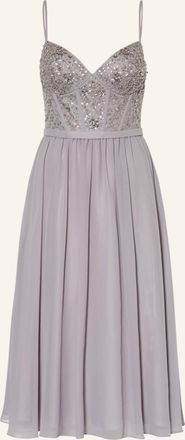 Laona Laona Cocktailkleid Mit Pailletten Und Schmuckperlen grau