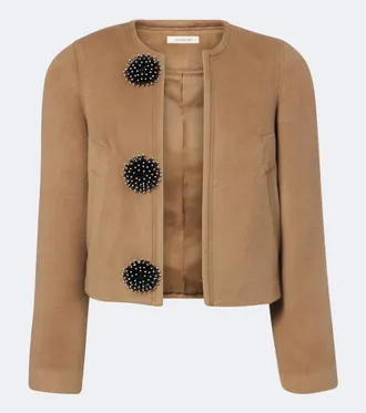 Jacques Wei Veste en laine &agrave; ornements