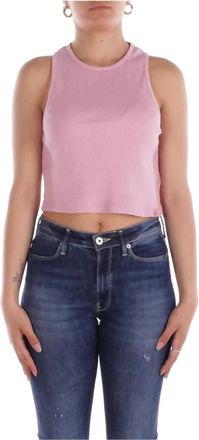 Dickies Femme, Tops, Rose, Taille: 40 FR D&eacute;bardeur Logo Coupe R&eacute;guli&egrave;re