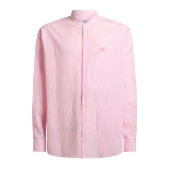 Etro Homme, Chemises, Rose, Taille: L Chemise ray&eacute;e avec broderie Pegaso