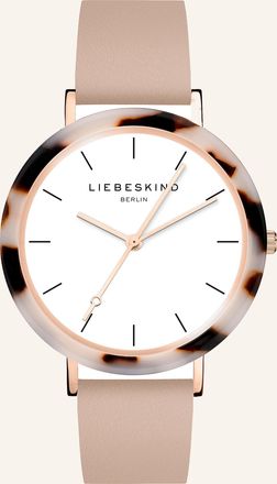 Liebeskind Liebeskind Armbanduhr Aus Echtleder rosa
