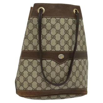 Gucci Pre-owned Cuir sacs-gucci - Femme - Pre-owned - Beige - Taille: ONE Size