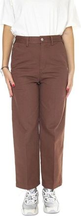 Obey Femme, Pantalons, Brun, Taille: W27 Straight Pantalons