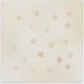 Coach Bandana mit Sonnegebleichtem Sternenprint in Wei&szlig;