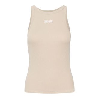 Gestuz Femme, Tops, Beige, Taille: 44 FR D&eacute;bardeur avec logo Island Fossil
