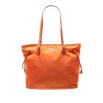 Prada Sac cabas en nylon pr&eacute;-appr&eacute;ci&eacute; - Femme - Pre-owned - Orange - Taille: ONE Size