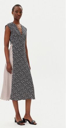 Marella Sommerkleid Scopa 2513221362200 Schwarz Regular Fit