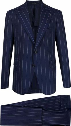 Tagliatore Homme, Costumes, Bleu, Taille: L Costume crois&eacute;
