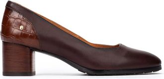 Pikolinos Absatzschuhe in Leder CALAFAT f&uuml;r Frauen Farbe CAOBA