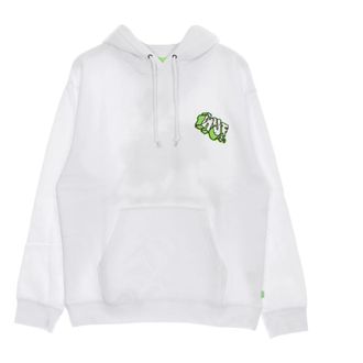 HUF Wei&szlig;e Kapuzenpullover mit K&auml;ngurutasche - - Sweatshirts & Hoodies - Herren - Wei&szlig; - S