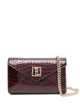 Anine Bing Petite Pochette Elly - Bourgogne Embossé A1310823bgn1