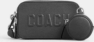 Coach Charter schmale Umh&auml;ngetasche mit Coach-Grafik