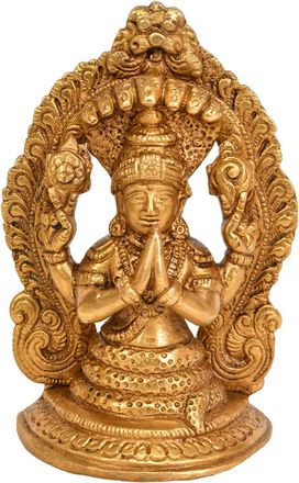 Exotic India St. Patanjali - Messingstatue