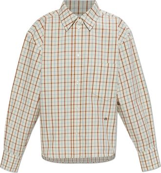Victoria Beckham Femme, Blouses et Chemises, Multicolore, Taille: 38 FR Checked Pattern Shirt