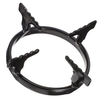 Hemobllo Gasherd Kaffeekannenhalter aus Eisen Rutschfester St&auml;nder f&uuml;r Espressokocher und Milcht&ouml;pfe Universeller Herdgestell Untersetzer f&uuml;r Camping und Outdo