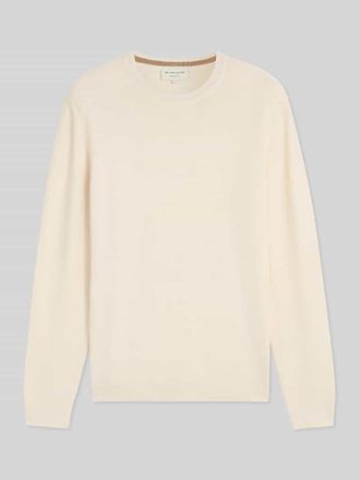 Tom Tailor Regular Fit Pullover mit Crew Neck Kragen
