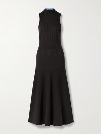 Proenza Schouler Ezme Midikleid Aus Strick - Braun