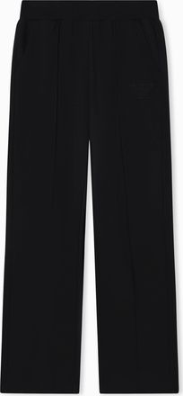 Emporio Armani Damen Loose Fit Pants Hose, Schwarz, M
