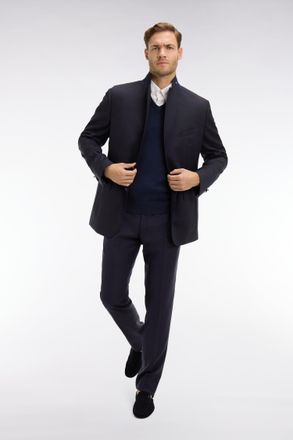 Eden Park Blazer Bleu Marine 100 % Laine
