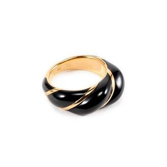 Aur&eacute;lie Bidermann Bague torsad&eacute;e Diana en laiton et plaqu&eacute; or