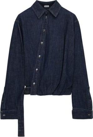 Loewe Chemise drap&eacute;e en denim