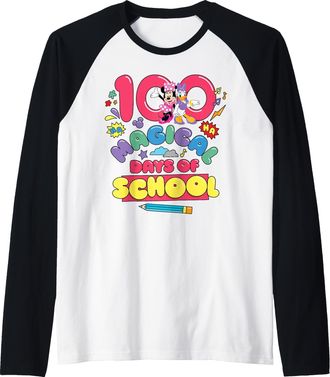 Disney Minnie & Daisy 100 Magical Days of School 100th Day Raglan