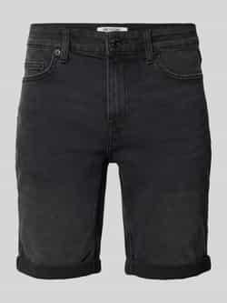 Only & Sons Regular Fit Jeansshorts aus Baumwoll-Mix mit Viskose-Anteil Modell SPY