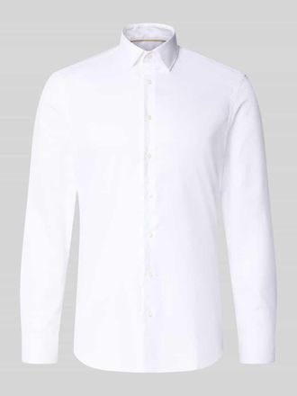 Jake*s Super Slim Fit Businesshemd aus reiner Baumwolle