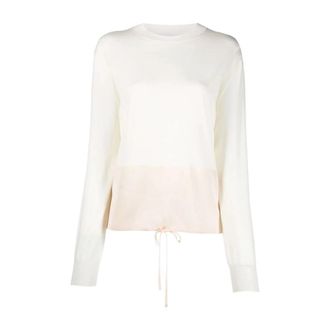 Jil Sander Sweater CN LS - - Knitwear - Damen - Beige - 2XS