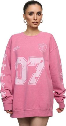 Worldclassca Sweatshirt Worldclassca Oversized Sweatshirt 07 BALLET Print Langarm Pullover PRINT - 07 BALLET FOOTBALL