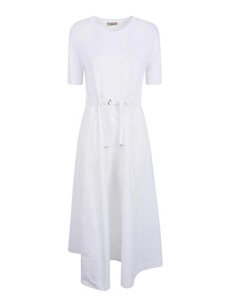 Herno Robe Au Genou - Blanc