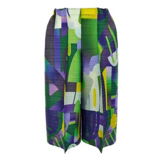 Issey Miyake Damen, Shorts, Mehrfarbig, 2XLGr&ouml;&szlig;e