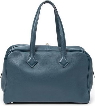 Herm&egrave;s Crossbody Bags - Victoria II 35 - Gr. unisize - in Blau - f&uuml;r Damen