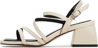 Cesare Gaspari Femme, Chaussures, Beige, Taille: 38 EU Sandales &agrave; Talons Carr&eacute;s Maria