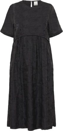 Ichi Ichi, Femme, Robes, Noir, Taille: 42 FR Midi Robes