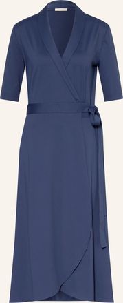 Lilienfels Lilienfels Wickelkleid Mit 3/4-Arm blau