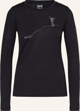 super.natural Funktionsshirt Berggl&uuml;ck schwarz