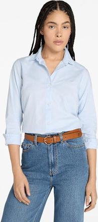 Timberland Oxford-Langarmhemd f&uuml;r Damen in Blau, Damen, Blau, Gr&ouml;&szlig;e