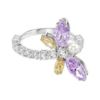 Swarovski Bague Motif Libellule - Femme - Accessoires - Multicolore - Taille: 52 MM