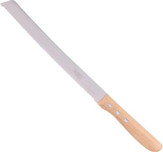 Robert Herder Windm&uuml;hlenmesser Brotmesser S&auml;geschliff, Kirschbaum, Rostfrei