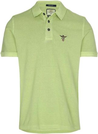 Aeronautica Homme, Tops, Vert, Taille: 2XL Polo Chemises