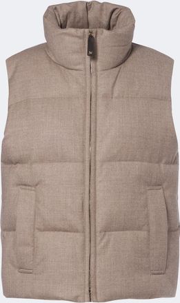 Max Mara Wattierte Weste aus einem Kaschmirgemisch