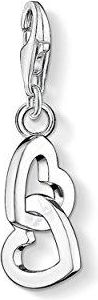 Thomas Sabo Charm Club 0773-001-12 Pendentif-breloque pour femme, en forme de coeurs en argent Sterling 925