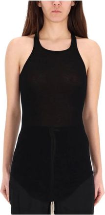 Rick Owens Femme, Tops, Noir, Taille: 40 FR Hauts sans manches