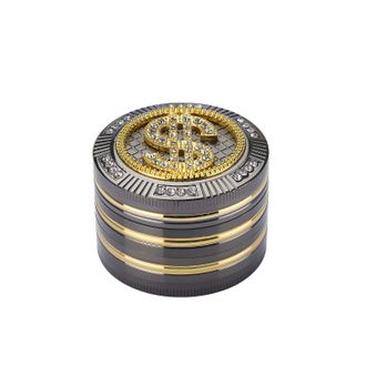 Laguiole Polyflame 18260 Champ High Bling Dollar Grinder-Kräutermühle-40506119, Silber, S
