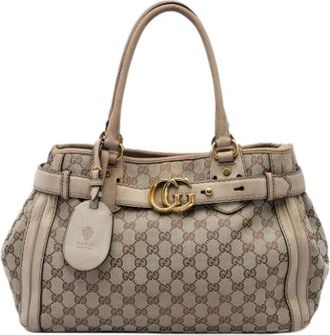Gucci Pre-owned Running Tote Bag - - Pre-owned - Damen - Beige - ONE SIZE