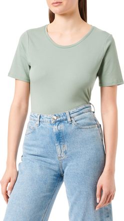 s.Oliver Damen T-Shirt Kurzarm Green 44